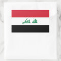 Iraq/Iraqi Flag. Irak Rectangular Sticker | Zazzle