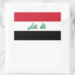 Iraq/Iraqi Flag. Irak Rectangular Sticker | Zazzle