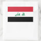 Iraq/Iraqi Flag. Irak Rectangular Sticker | Zazzle