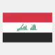 Iraq/Iraqi Flag. Irak Rectangular Sticker | Zazzle