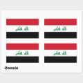 Iraq/Iraqi Flag. Irak Rectangular Sticker | Zazzle