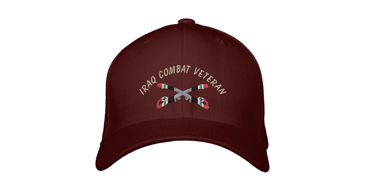 Iraq Veteran Cavalry Crossed Sabers Hat | Zazzle