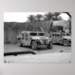 Iraqi army Humvee (M-1151) Poster | Zazzle