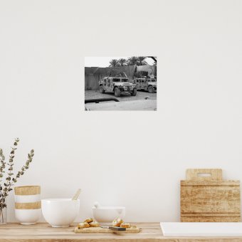 Iraqi army Humvee (M-1151) Poster | Zazzle
