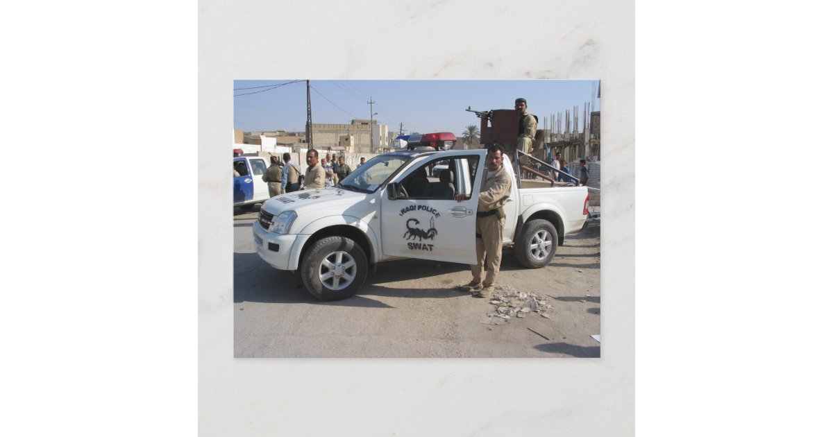 Iraqi Police Postcard | Zazzle