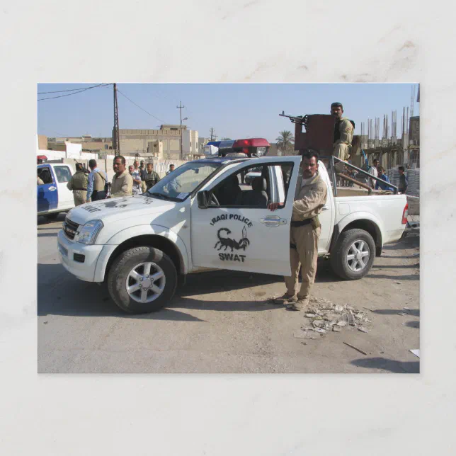 Iraqi Police Postcard | Zazzle