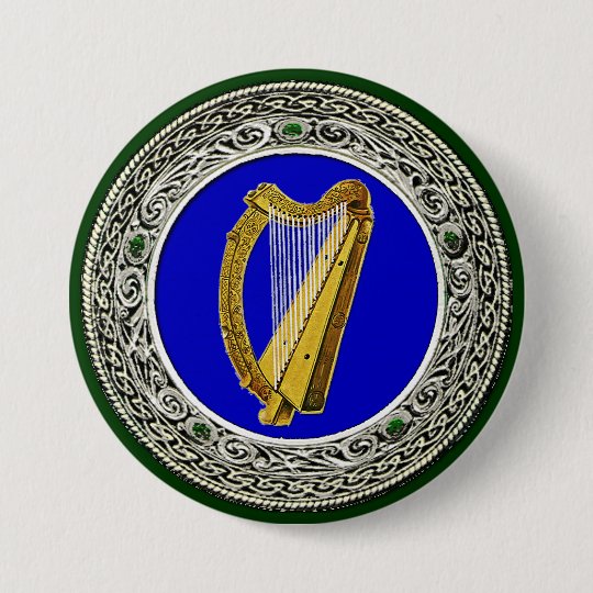 Ireland Arms Pinback Button | Zazzle.com