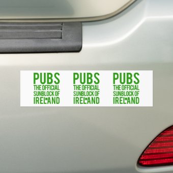 Ireland Bumper Sticker | Zazzle