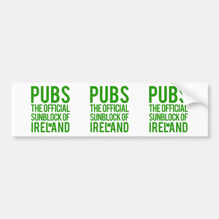 Ireland Bumper Sticker | Zazzle