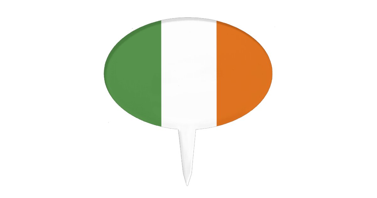 Ireland flag cake topper | Zazzle