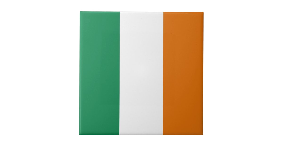 Ireland Flag Ceramic Tile | Zazzle