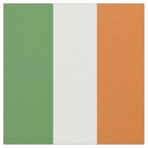 Flag of Ireland Fabric | Zazzle