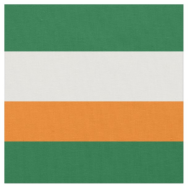 Flag of Ireland Fabric | Zazzle