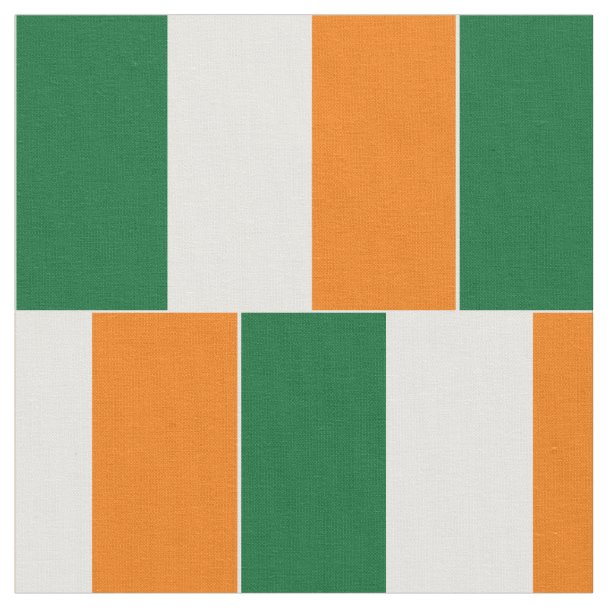 Ireland Flag Fabric | Zazzle