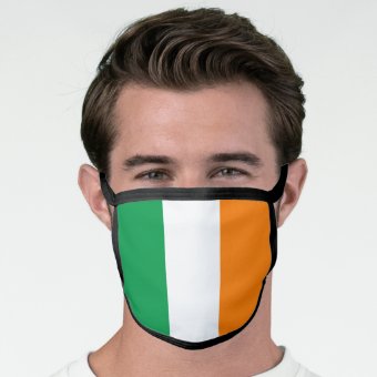 Ireland Flag Face Mask | Zazzle