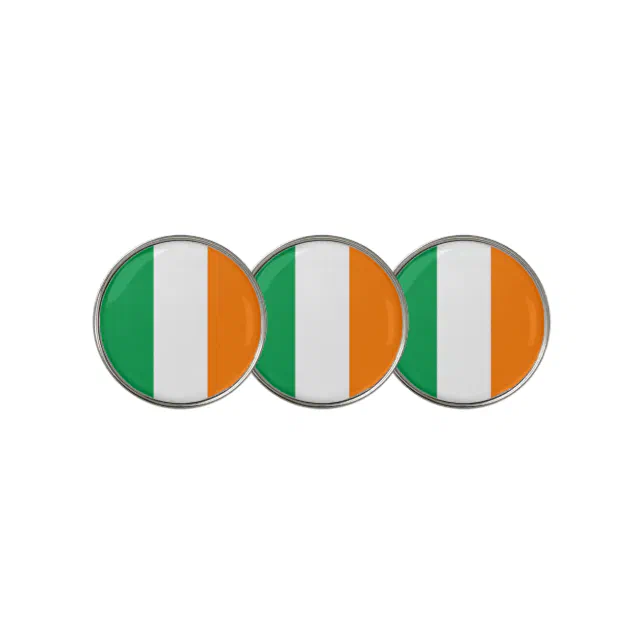 Ireland Flag Golf Ball Marker | Zazzle