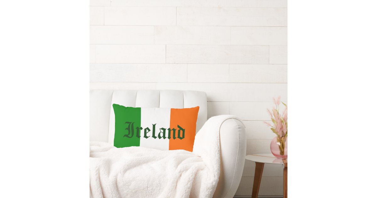 Ireland Flag Lumbar Pillow | Zazzle