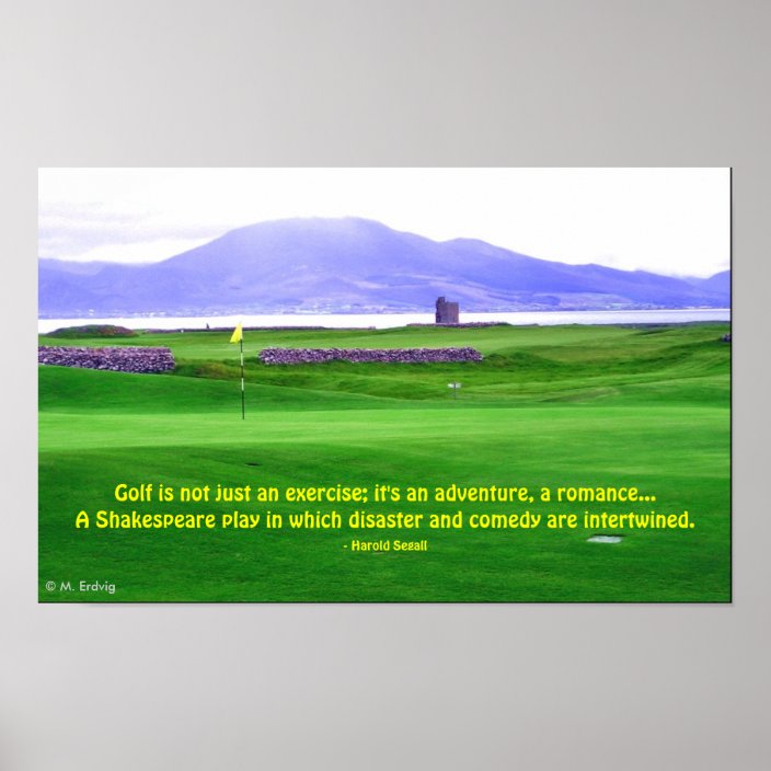 Ireland Golf Course Print | Zazzle.com