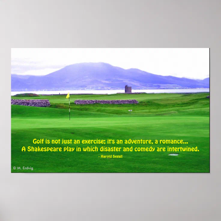 Ireland Golf Course Print | Zazzle