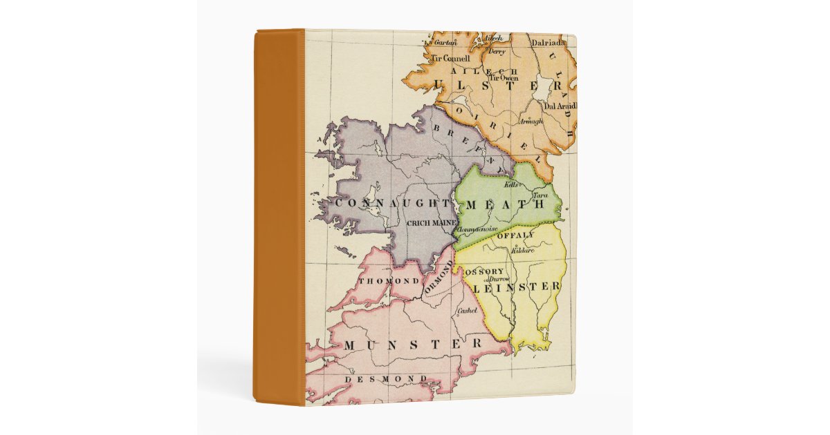 Ireland Map Mini Binder | Zazzle