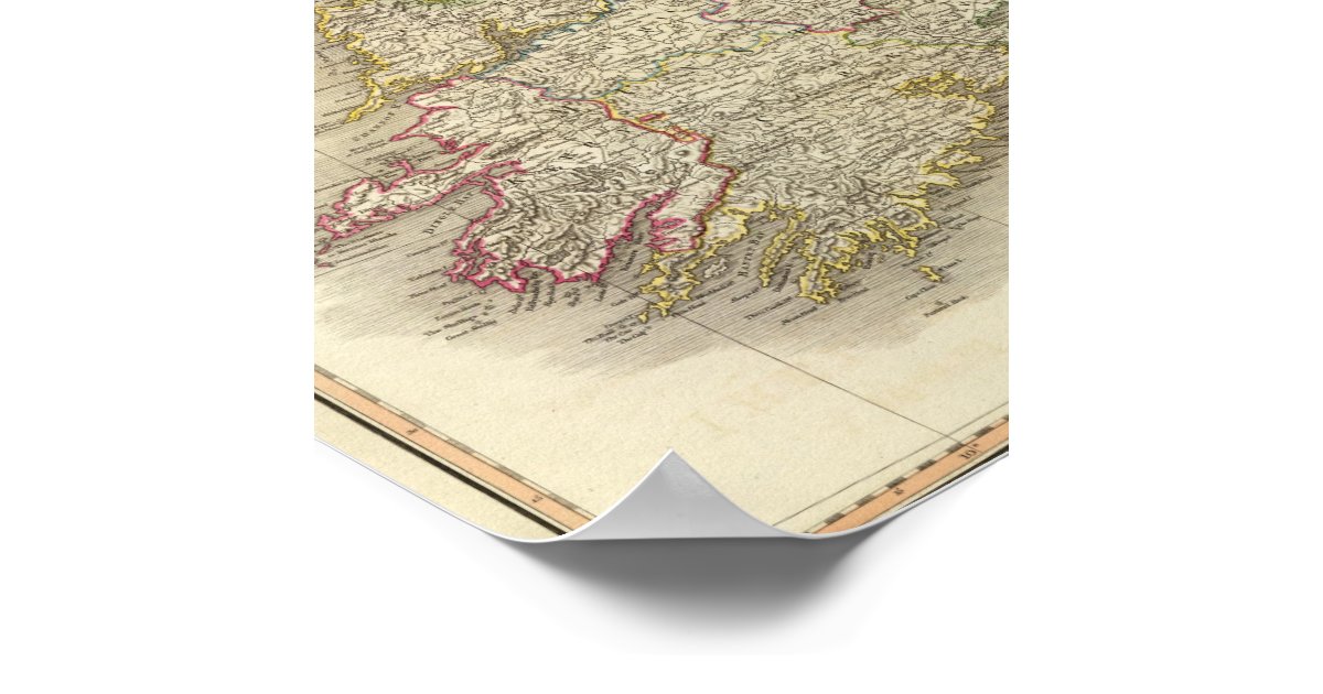 Ireland map poster | Zazzle.com