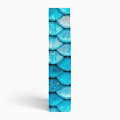 Iridescent Blue Glitter Shiny Mermaid Fish Scales Binder | Zazzle