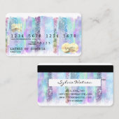iridescent holographic Modern Credit Card | Zazzle