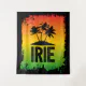IRIE Jamaican Rastafarian Greeting Sunset Print Tapestry | Zazzle