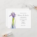 Iris 2 invitation | Zazzle