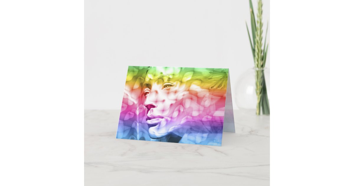 Iris carf card | Zazzle