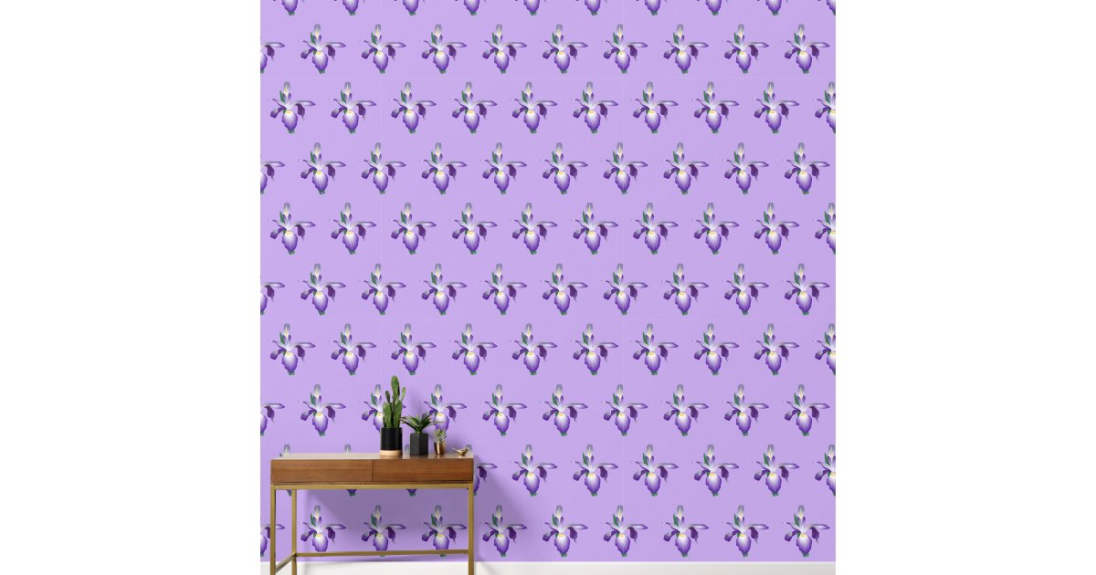 Iris Flower Wallpaper | Zazzle