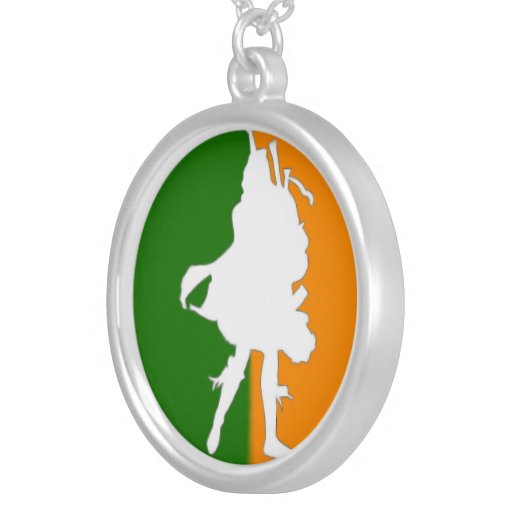 Irish Bagpipe Player Pendant | Zazzle