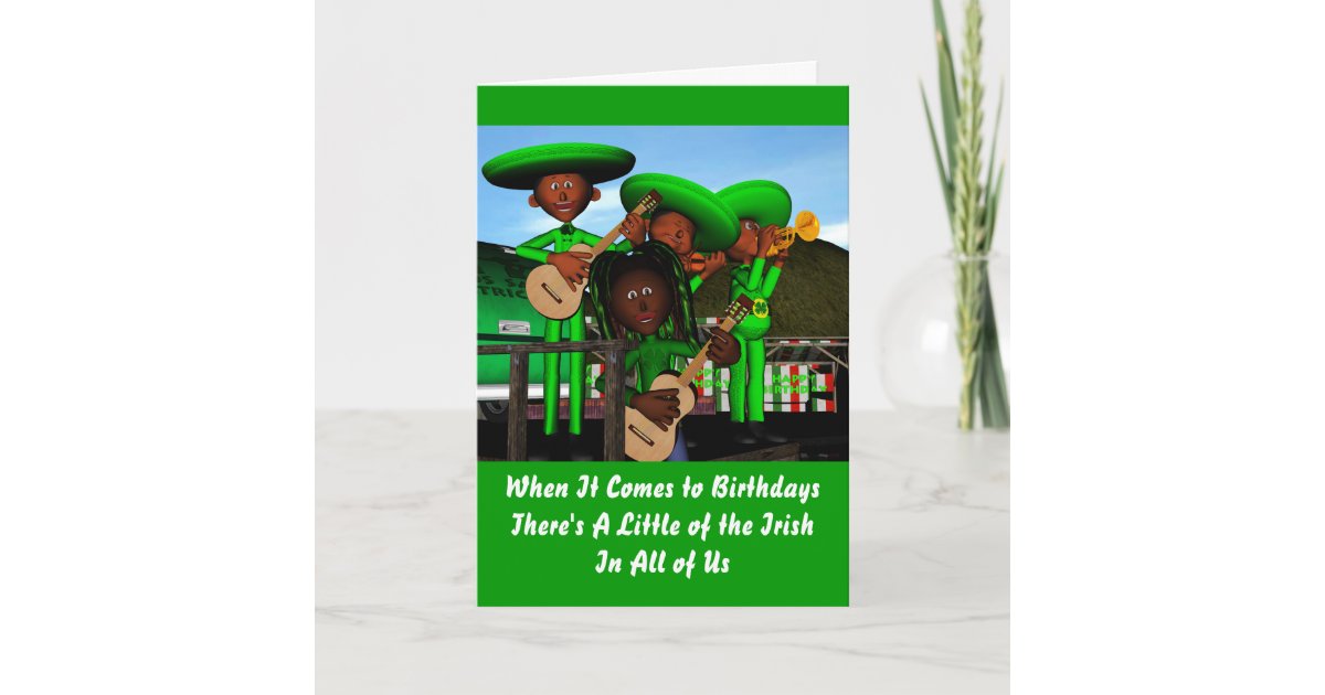 Irish Birthday Card | Zazzle