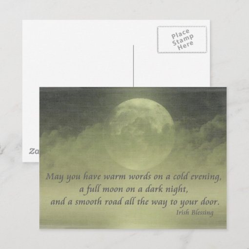 Irish Blessing (2) Postcard | Zazzle