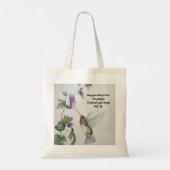 Irish Blessing Hummingbird Garden Inspirational Tote Bag | Zazzle