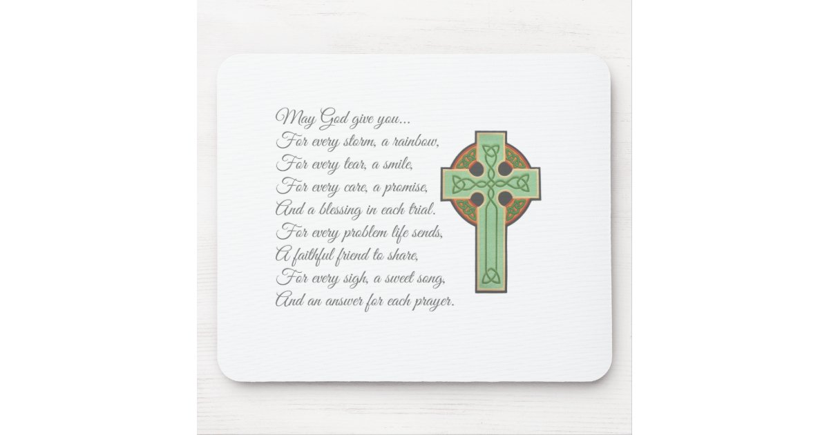 Irish Blessing II Mouse Pad | Zazzle
