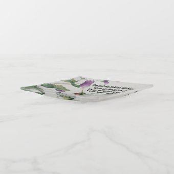 Irish Blessing Quote Hummingbird Inspirational Trinket Tray | Zazzle