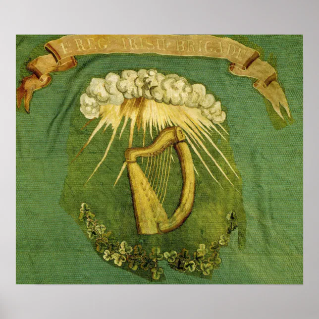 Irish Brigade Flag Poster | Zazzle