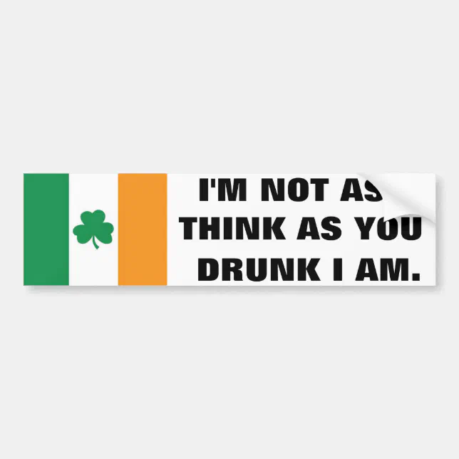 Irish Bumper Sticker | Zazzle