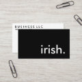 irish. business card | Zazzle