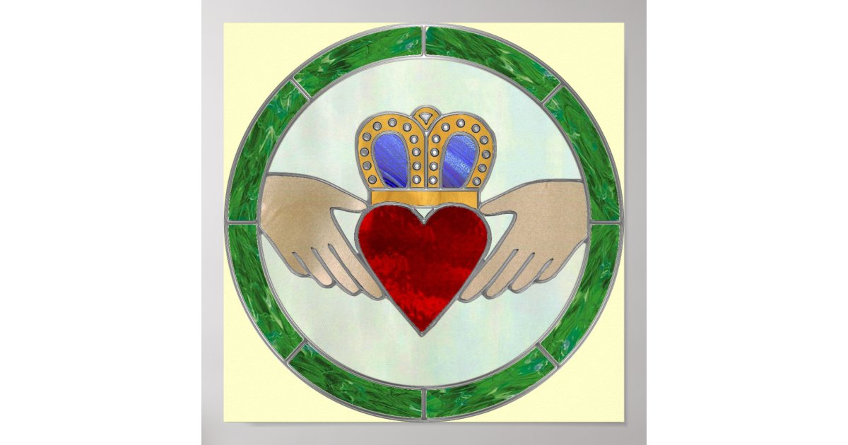 Irish Claddagh Poster | Zazzle