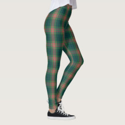 Irish Clan Gallagher Tartan Plaid Leggings | Zazzle