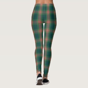 Irish Clan Gallagher Tartan Plaid Leggings | Zazzle