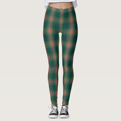 Irish Clan Gallagher Tartan Plaid Leggings | Zazzle