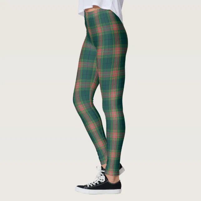 Irish Clan Gallagher Tartan Plaid Leggings | Zazzle