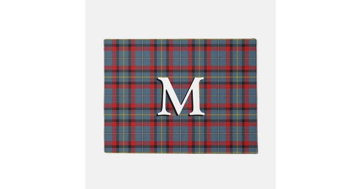 Irish Clan MacNamara Tartan Plaid Doormat | Zazzle