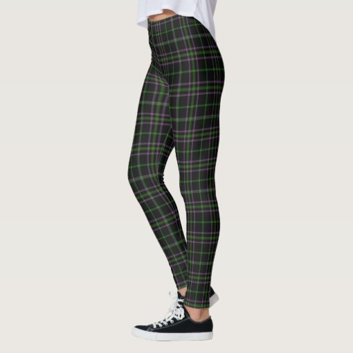 Irish Clan O'Boyle Boyle Tartan Plaid Leggings | Zazzle