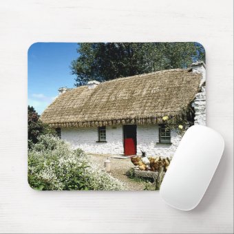 Irish Cottage Mouse Pad | Zazzle