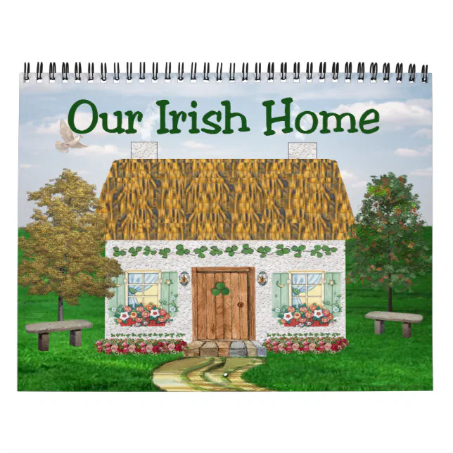 Irish Cottages Calendar | Zazzle