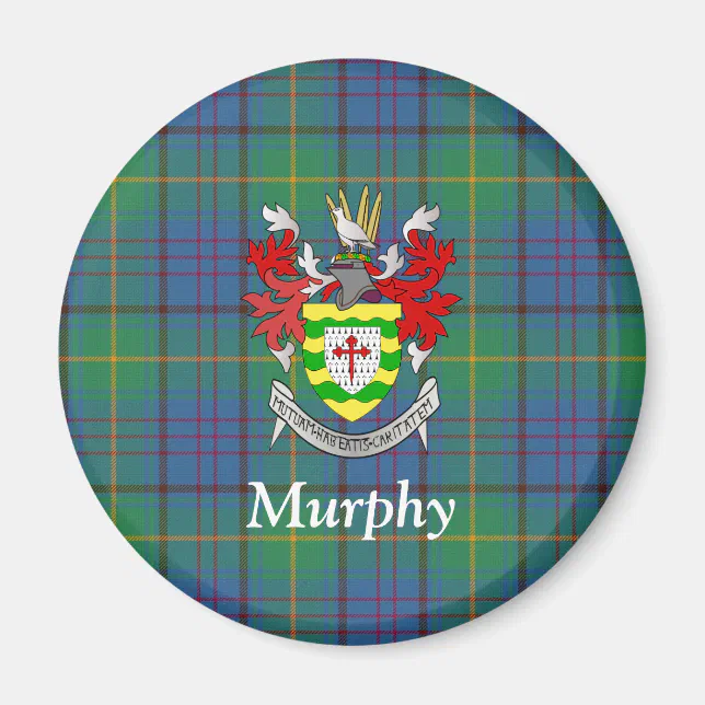 Irish County Donegal Tartan and Coat of Arms Magnet | Zazzle